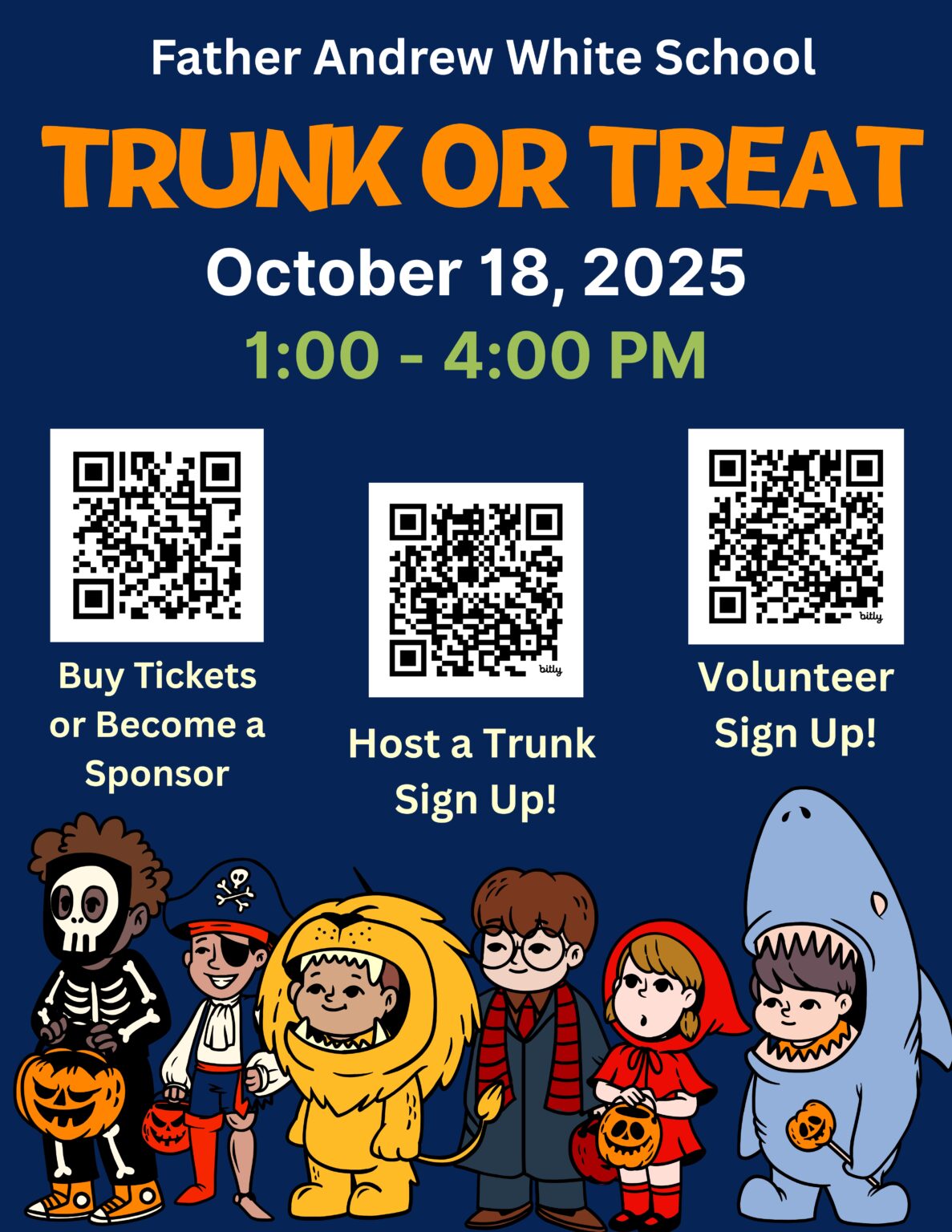 Trunk or Treat 2025 – Father Andrew White, S.J. School